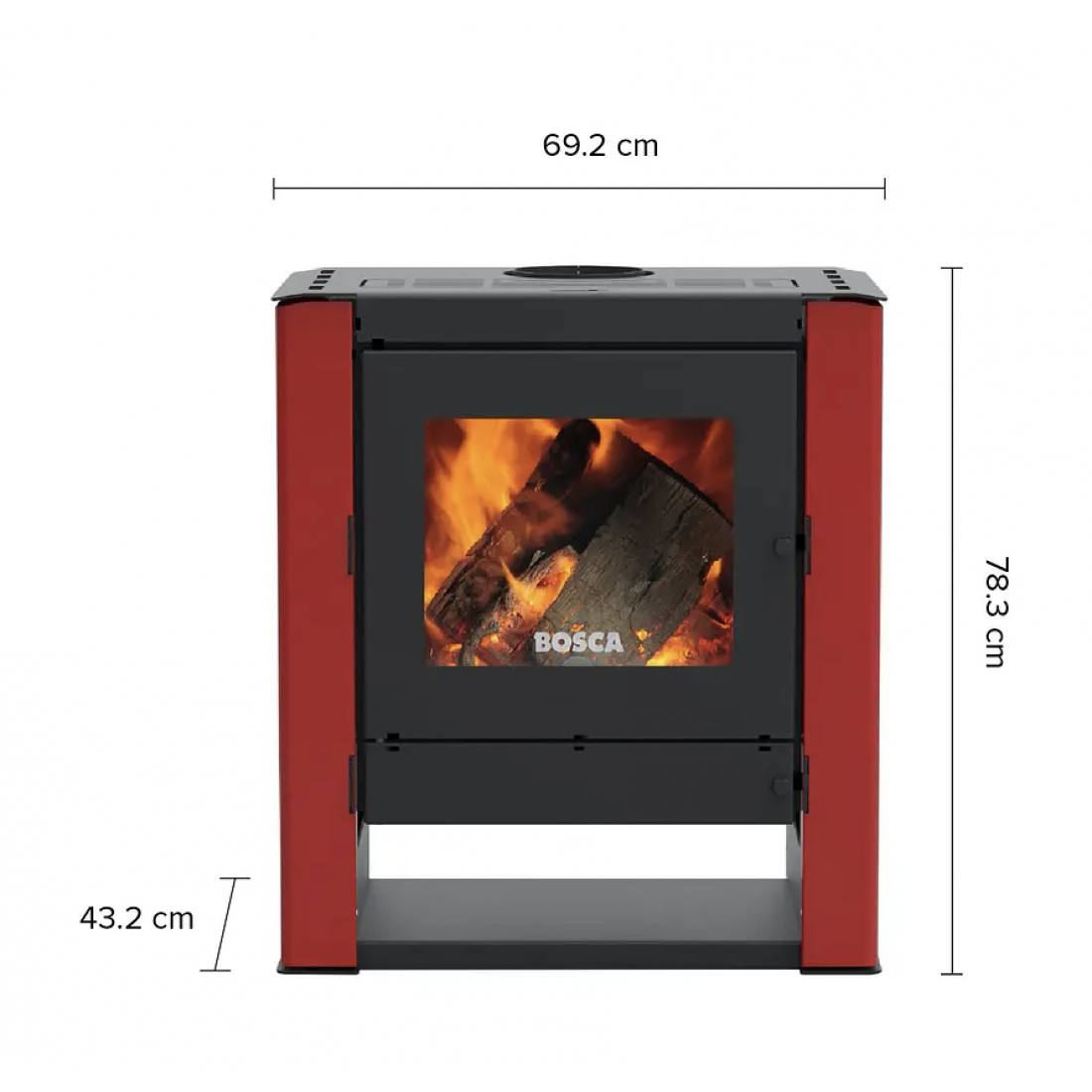 Estufa Combustión Lenta Gold 500 Bosca