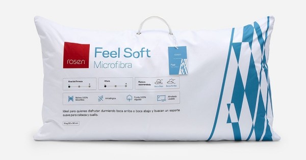 Almohada Soft Microfibra de 50x90 Rosen